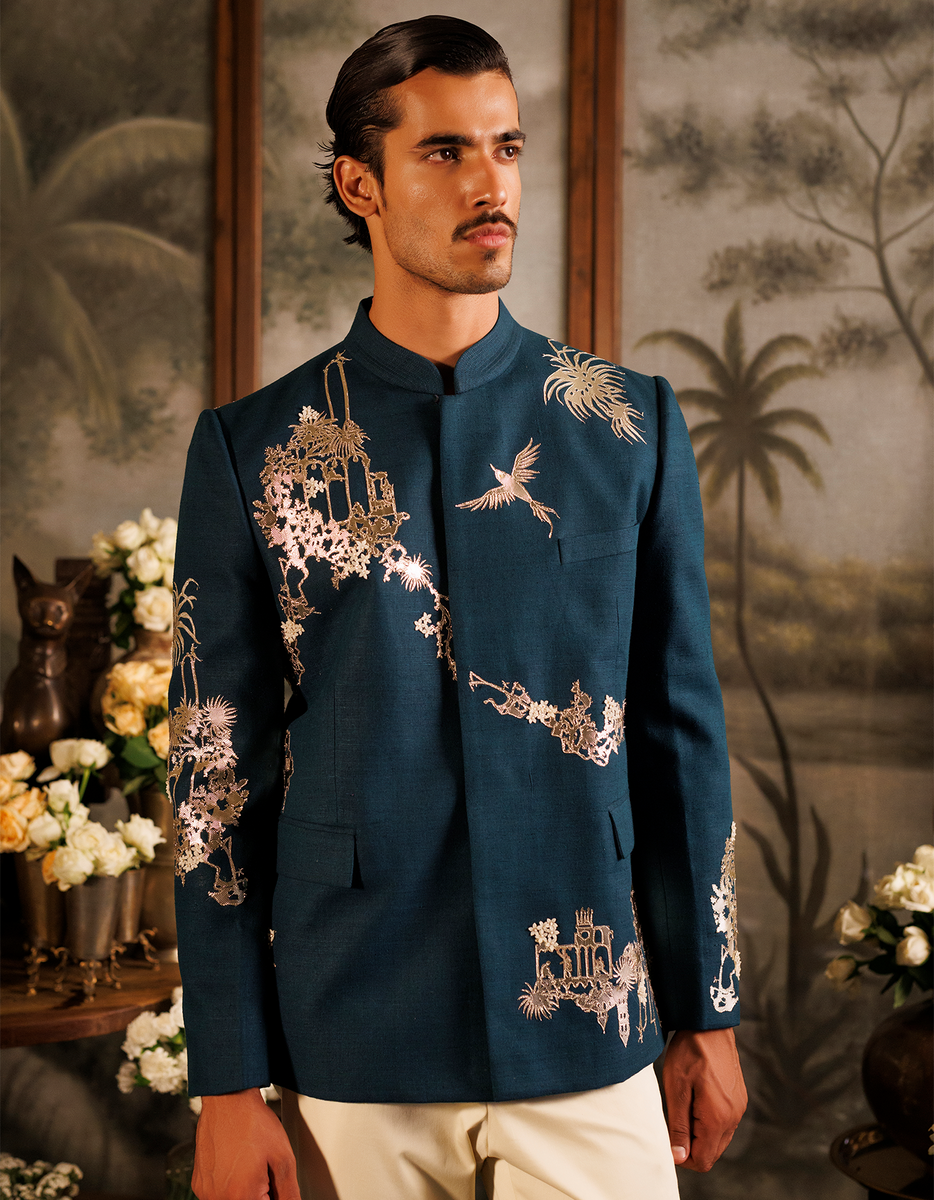 Buy Bandhgala Suit for Men Online | Designer Bandhgala Collection ...